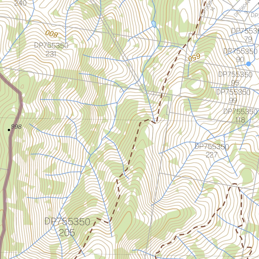 Woolomin 9135-3N Map by NSW Government Spatial Services | Avenza Maps