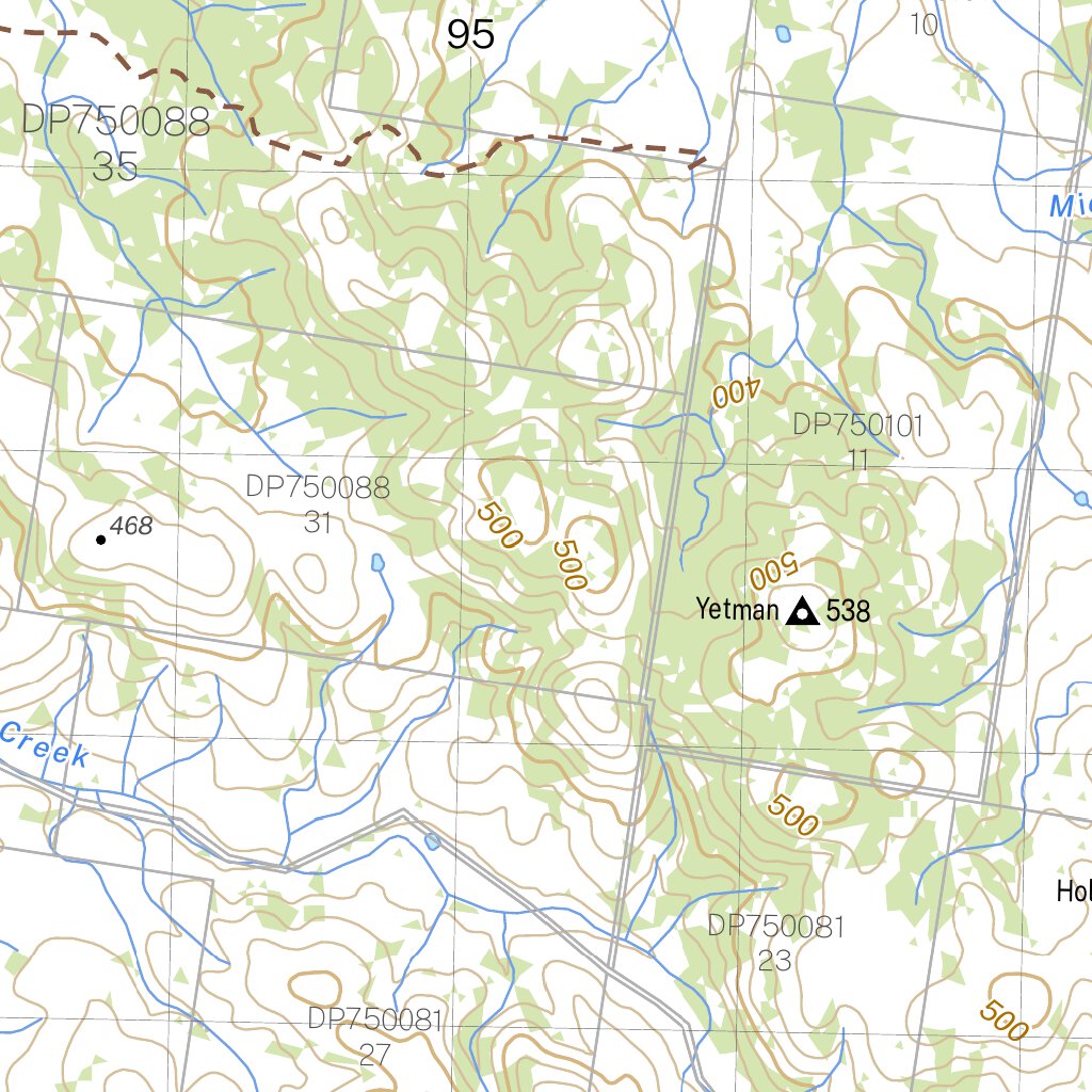 Yetman 9040-S Map by NSW Government Spatial Services | Avenza Maps