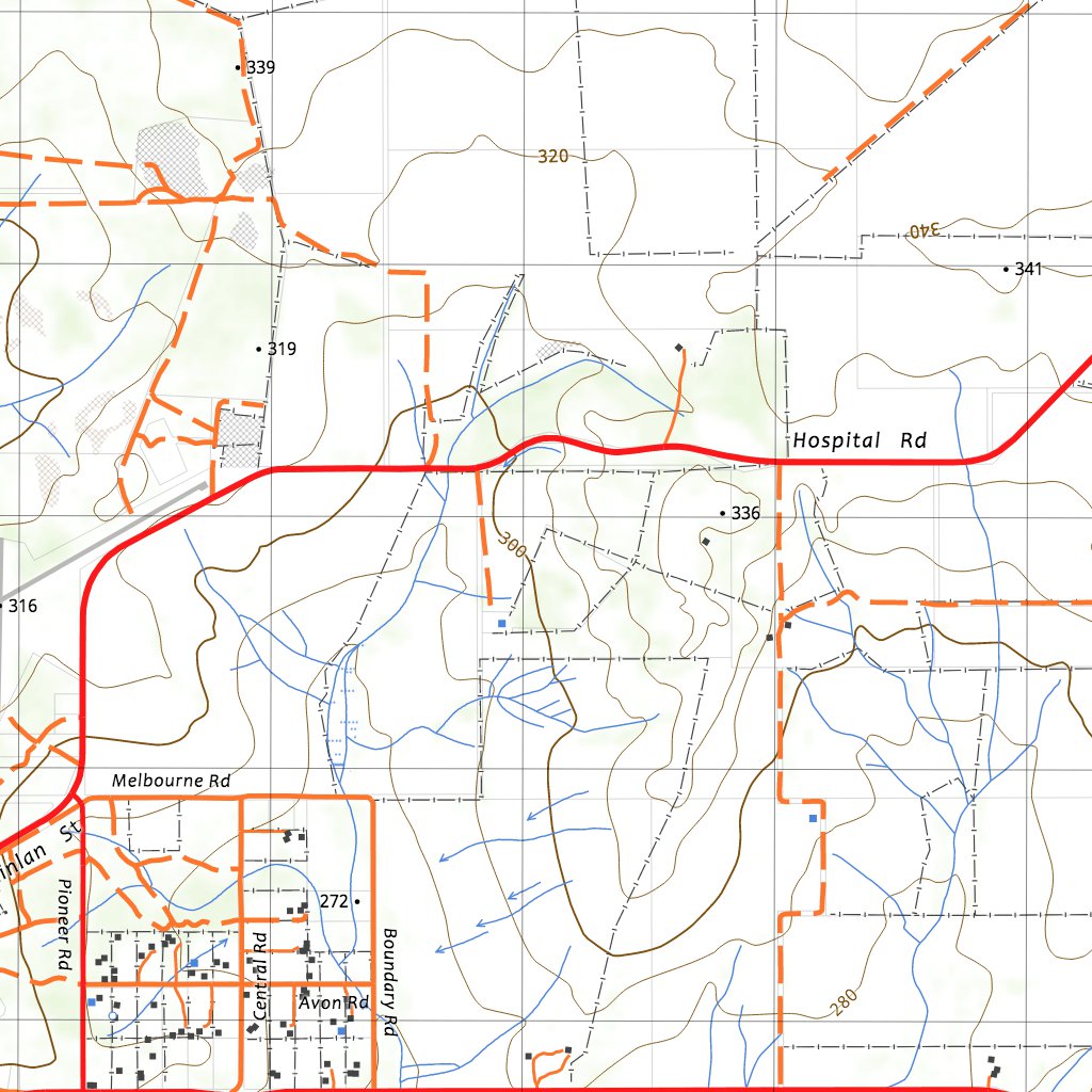 2236-S WONGAN HILLS & MOUNT DILLON Map by nswtopo | Avenza Maps