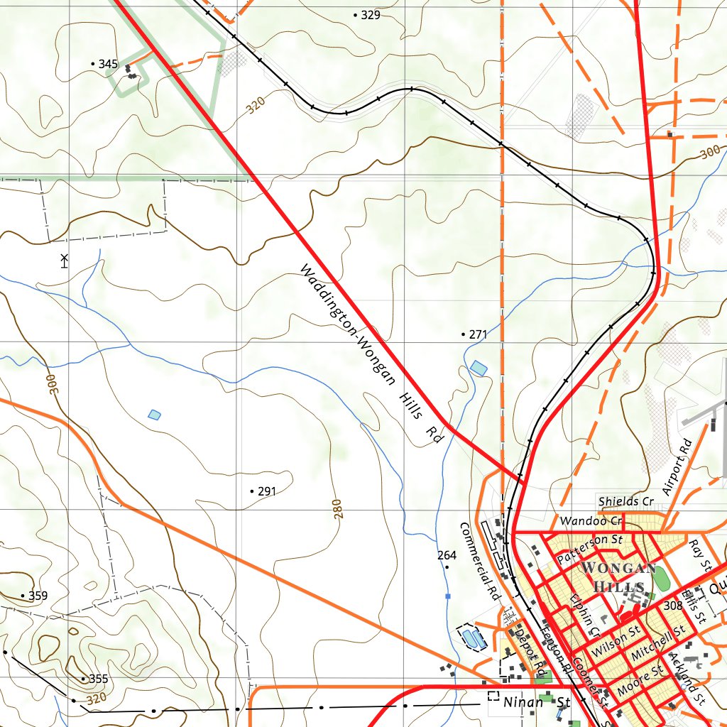 2236-S WONGAN HILLS & MOUNT DILLON Map by nswtopo | Avenza Maps