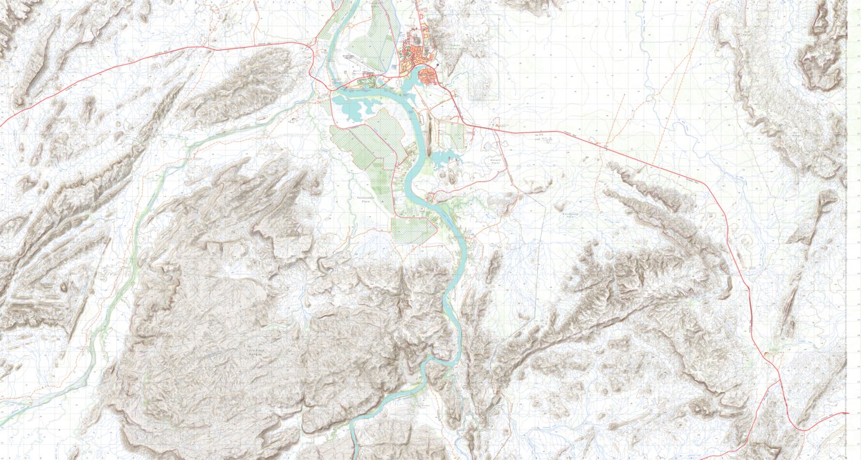 4666-S DECEPTION RANGE & BURT RANGE Map by nswtopo | Avenza Maps