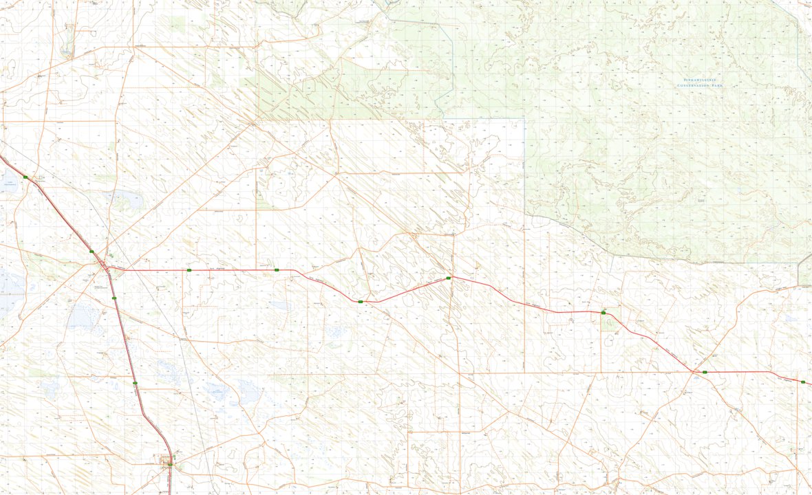 6031-N KYANCUTTA & KOONGAWA Map by nswtopo | Avenza Maps