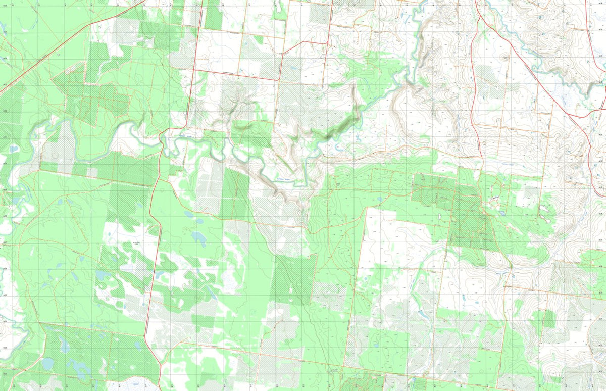 7122-1-S CASTERTON SOUTH Map by nswtopo | Avenza Maps