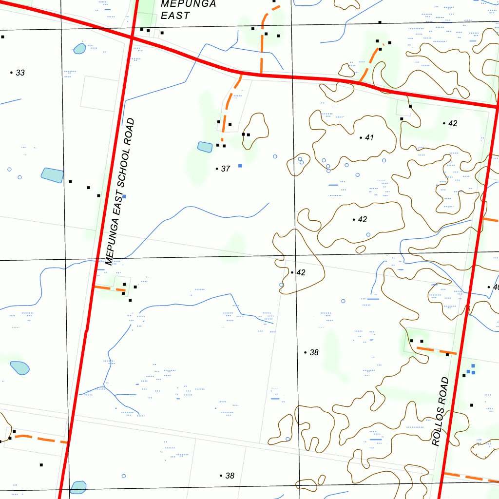 7421-3-S PANMURE SOUTH Map by nswtopo | Avenza Maps
