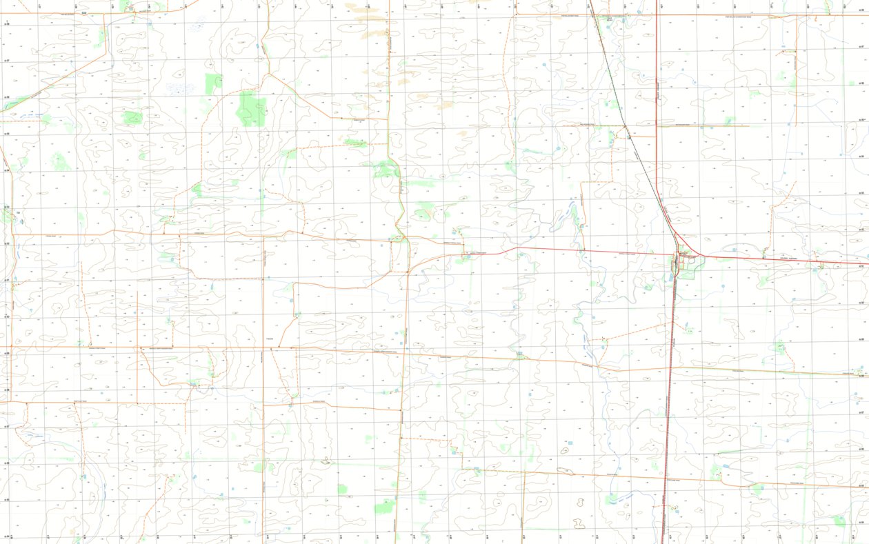 7427-3-N NANDALY NORTH Map by nswtopo | Avenza Maps