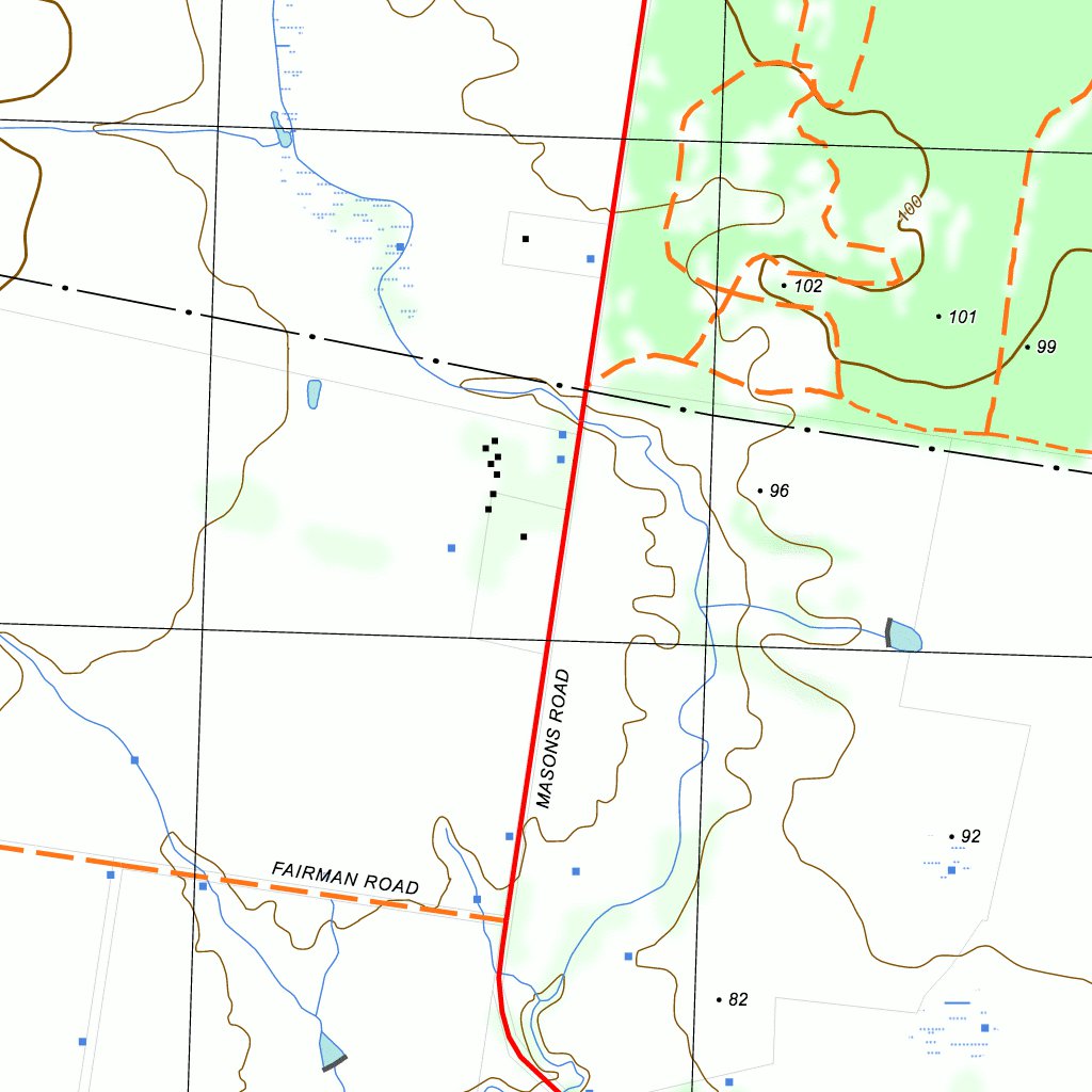 7721-4-N INVERLEIGH NORTH Map by nswtopo | Avenza Maps