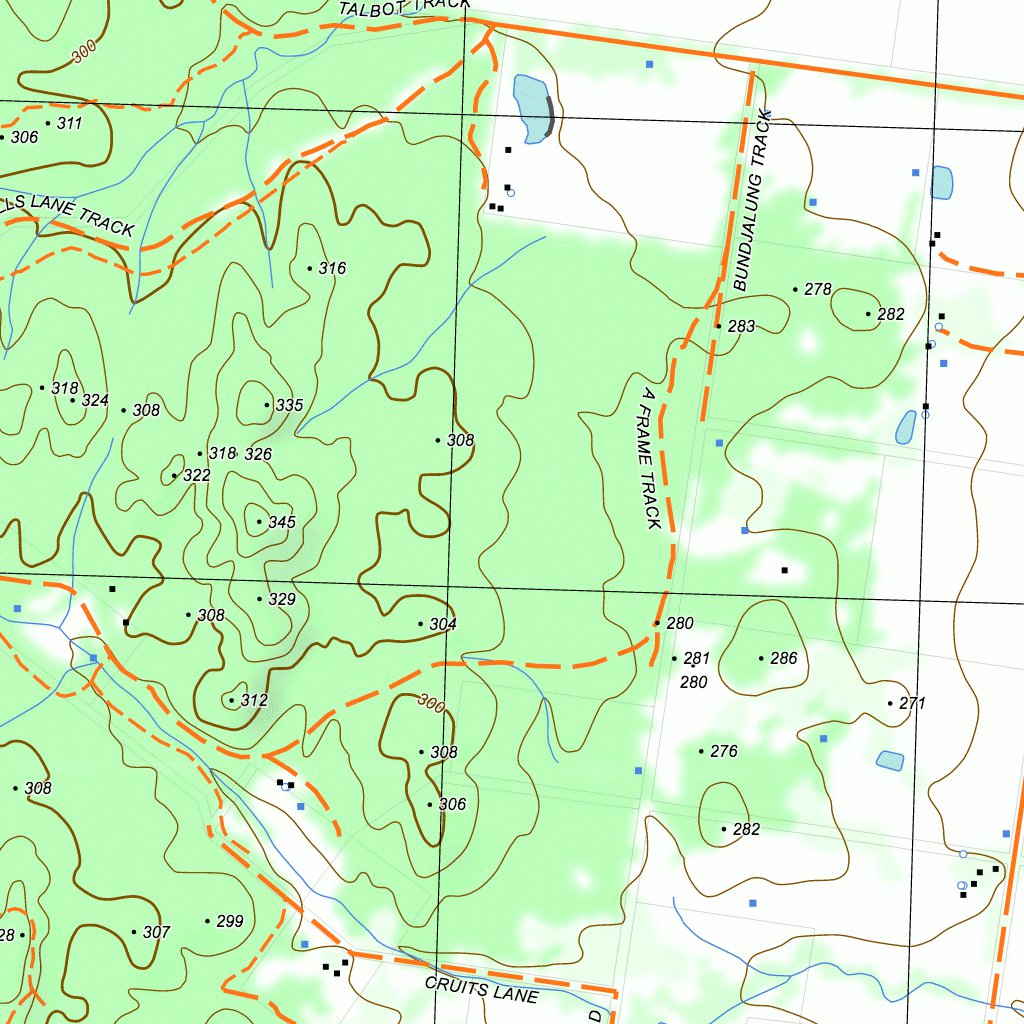 7723-4-N CASTLEMAINE NORTH Map by nswtopo | Avenza Maps