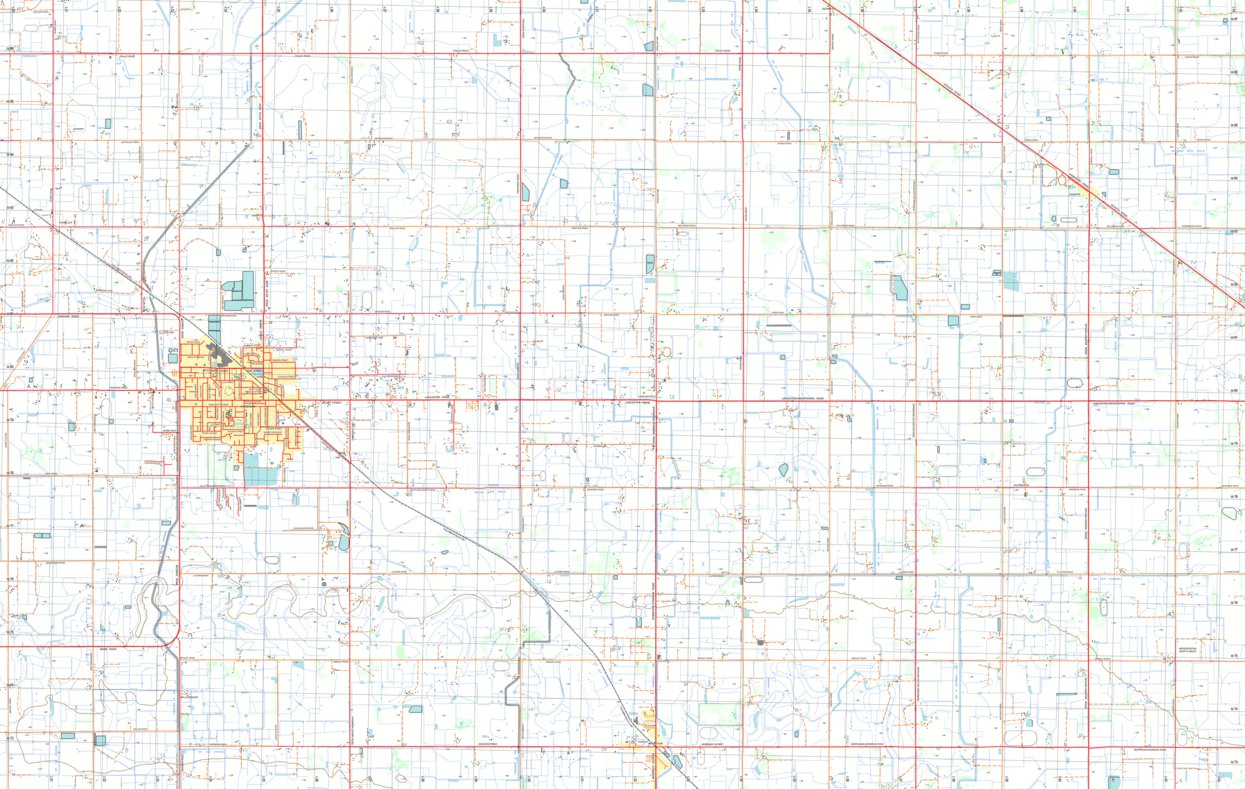 7925-3-N KYABRAM NORTH Map by nswtopo | Avenza Maps