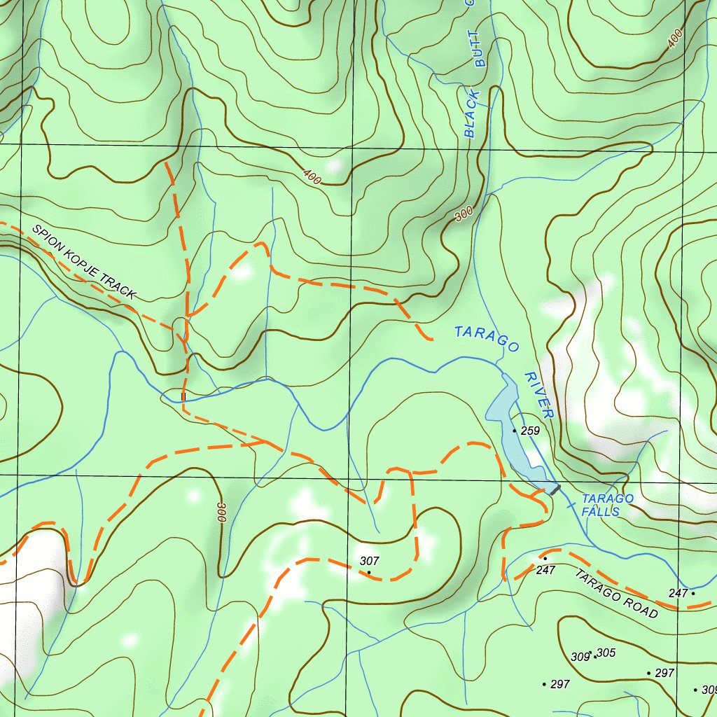 8022-2-S NEERIM SOUTH Map by nswtopo | Avenza Maps