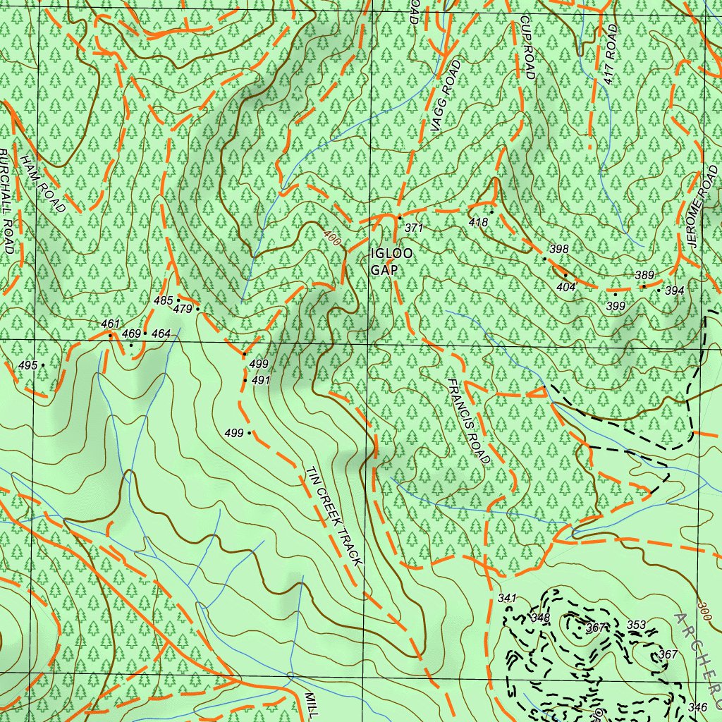 8023-3-S TAGGERTY SOUTH Map by nswtopo | Avenza Maps
