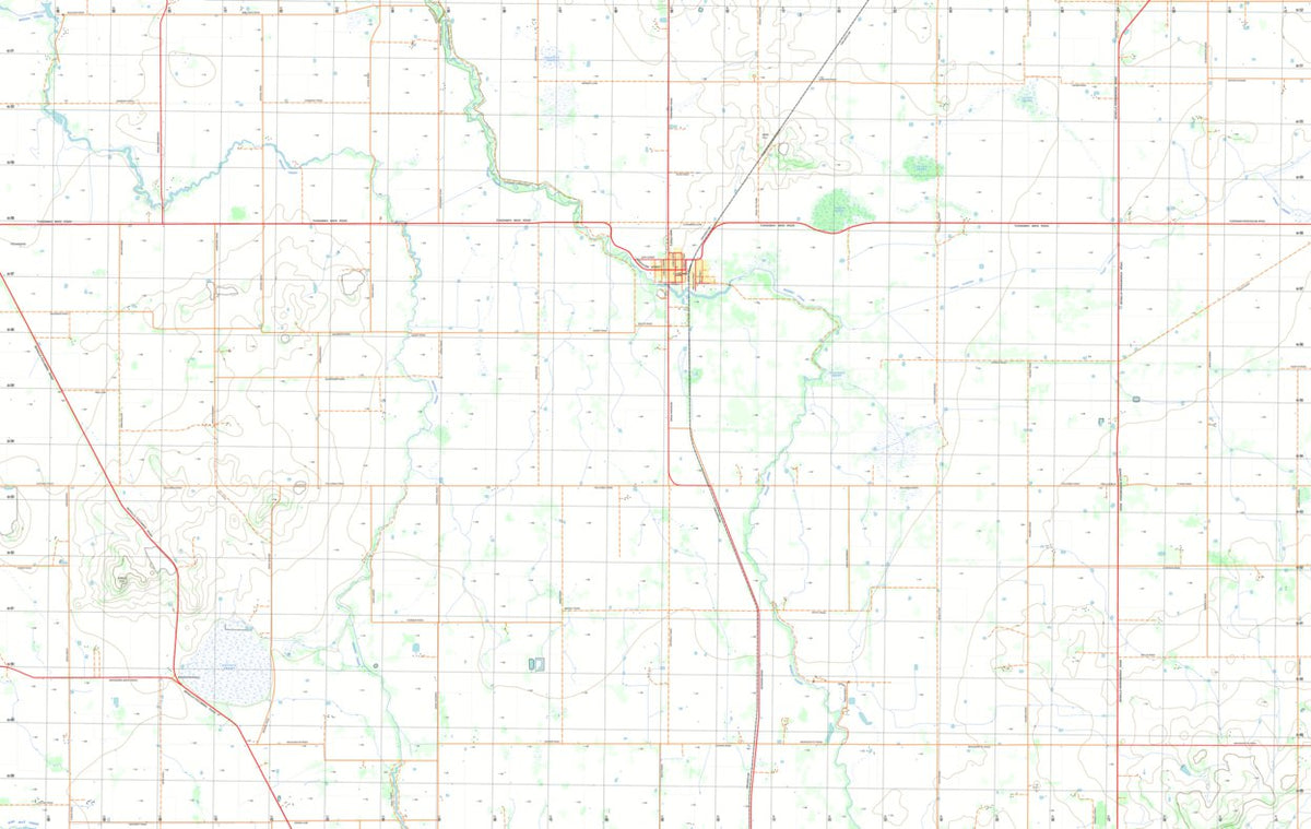 8025-1-S TUNGAMAH SOUTH Map by nswtopo | Avenza Maps