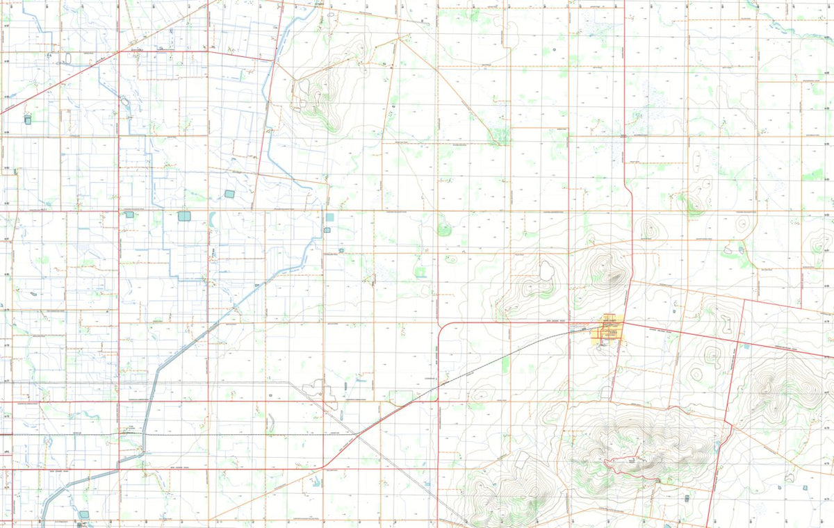 8025-3-N DOOKIE NORTH Map by nswtopo | Avenza Maps