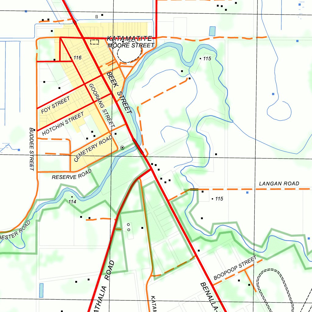 8025-4-N KATAMATITE NORTH Map by nswtopo | Avenza Maps