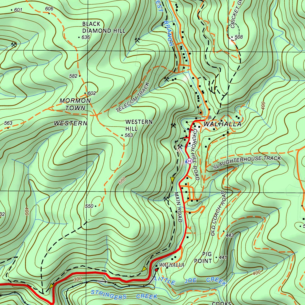 8122-2-S WALHALLA SOUTH Map by nswtopo | Avenza Maps