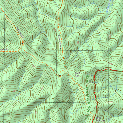 8123-3-N JAMIESON NORTH Map by nswtopo | Avenza Maps