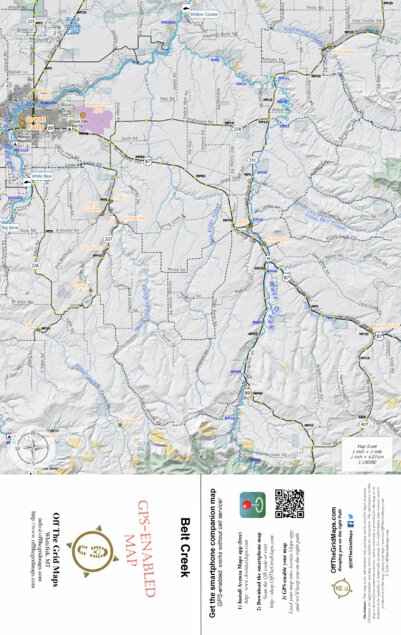 Belt Creek Map by Off The Grid Maps | Avenza Maps