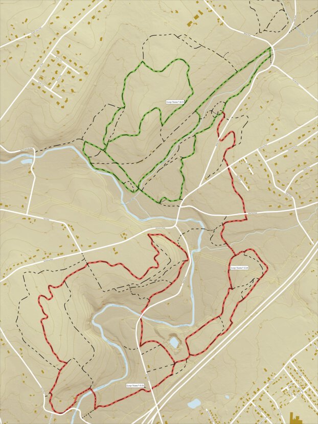 Jacobsburg State Park Mountain Biking Map by offthemaps | Avenza Maps