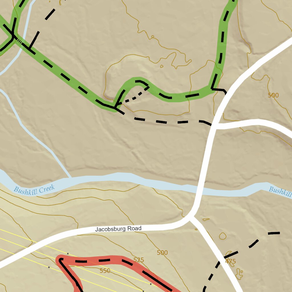 Jacobsburg State Park Mountain Biking Map by offthemaps | Avenza Maps
