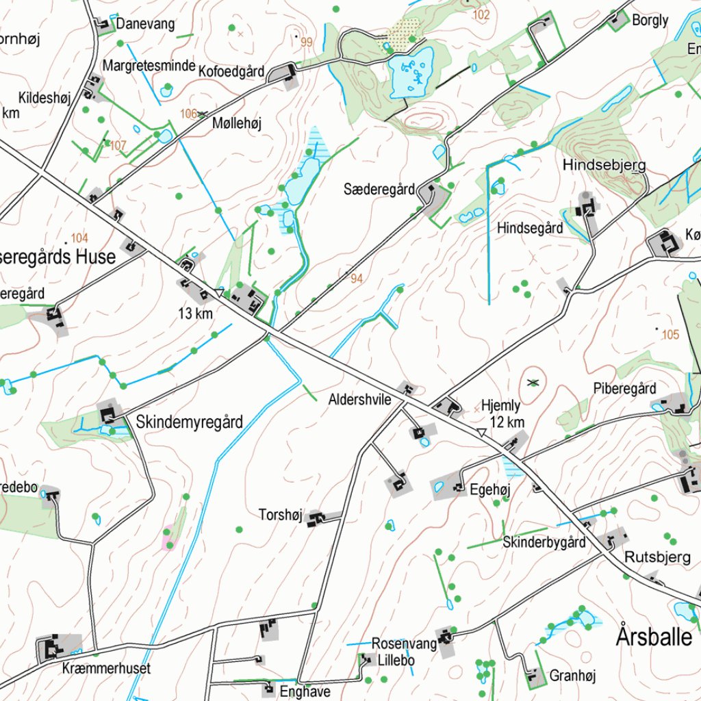06 Bornholm kommune DK Map by OnlyMaps.dk | Avenza Maps