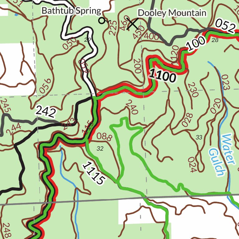 Dark Canyon Map by Oregon Department of Fish and Wildlife | Avenza Maps