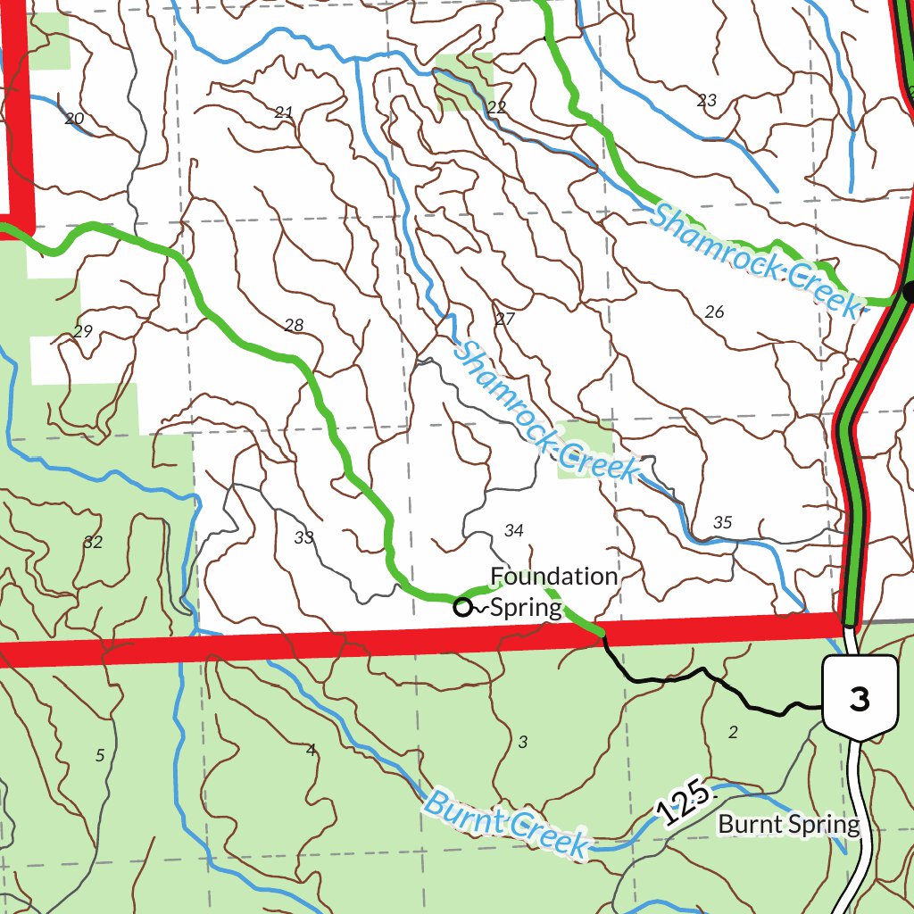 Shamrock Whiskey Map by Oregon Department of Fish and Wildlife | Avenza ...