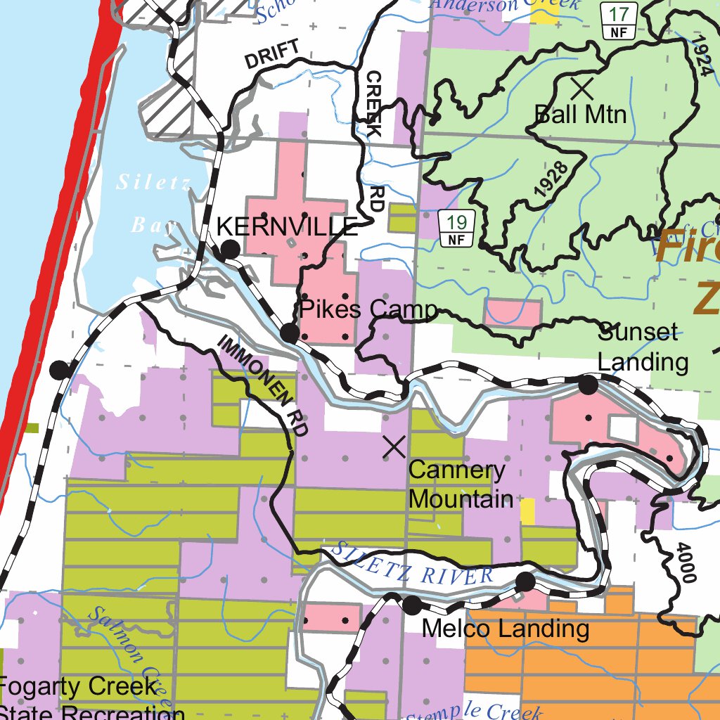 Stott Mtn N Alsea - West Map by Oregon Department of Fish and Wildlife ...
