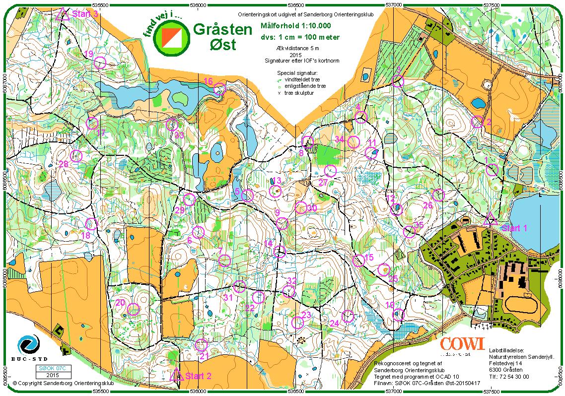 Gråsten skov Map by Orienteringsklubben OK Syd | Avenza Maps
