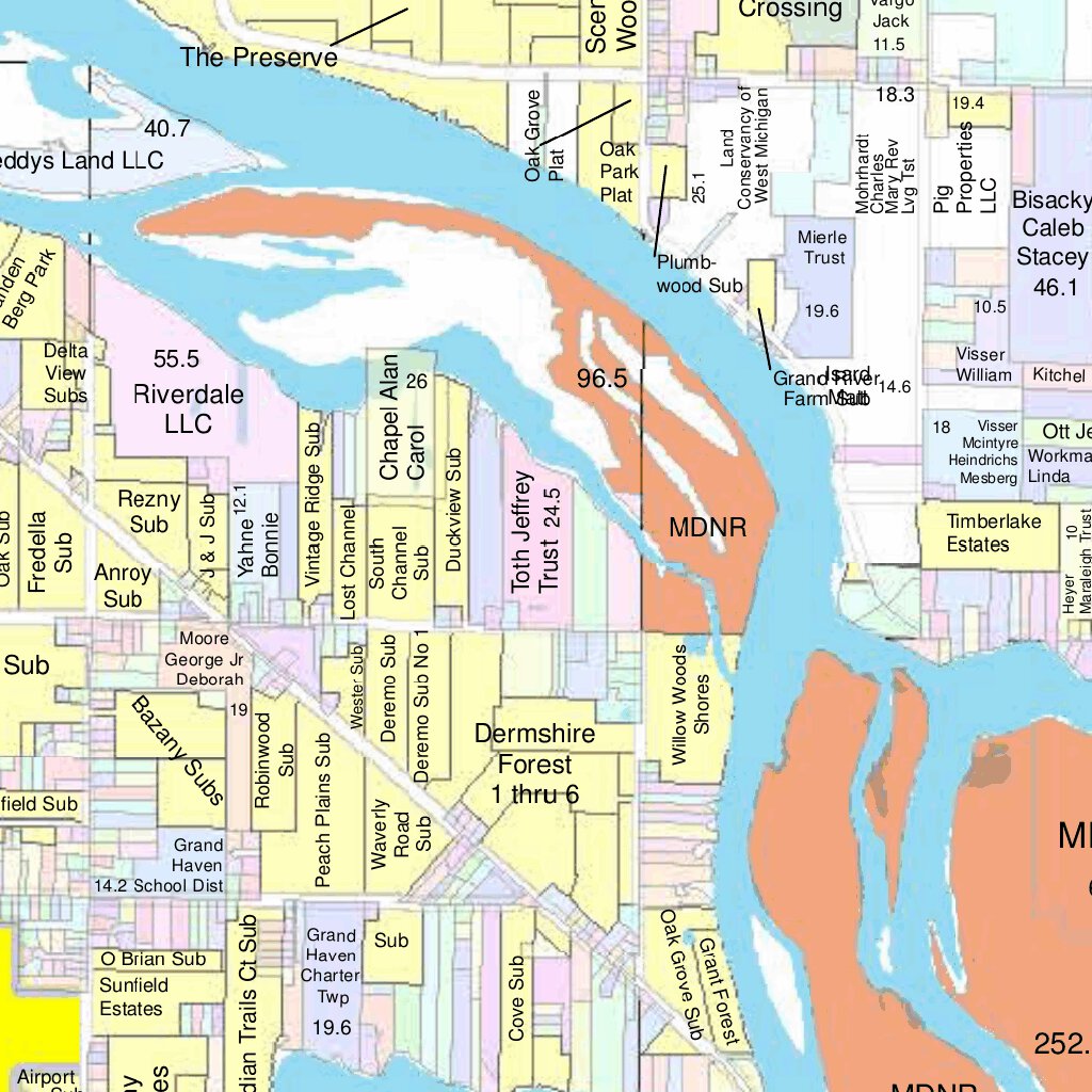 Ottawa County Land Atlas (2019) Map by Ottawa County | Avenza Maps