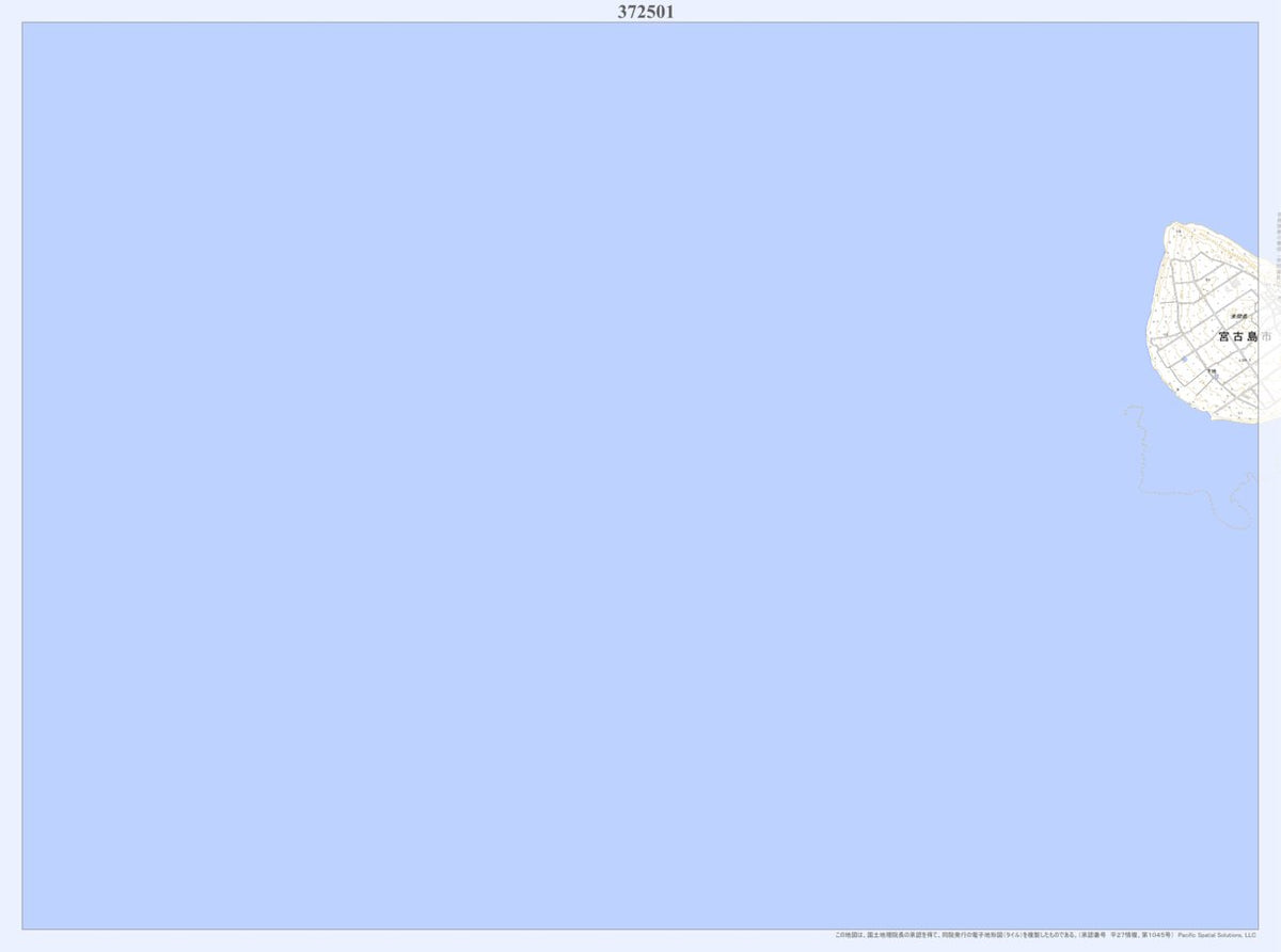 372501 Okinawa, Miyakojima-shi Map by Pacific Spatial Solutions, Inc ...