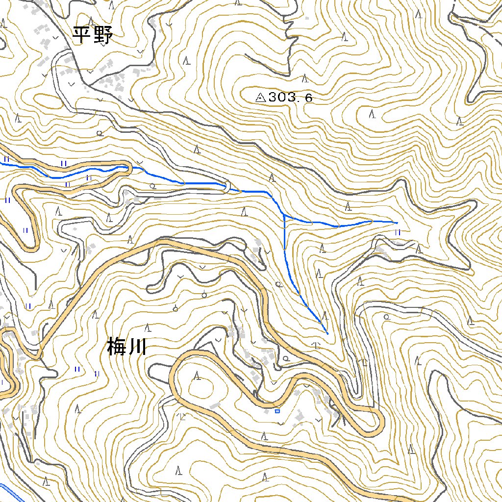 503214 東多田 （ひがしただ Higashitada）, 地形図 Map by Pacific Spatial Solutions ...