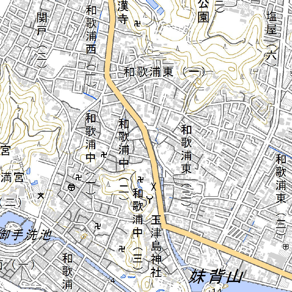 513521 和歌山（わかやま Wakayama）, 地形図 Map by Pacific Spatial Solutions, Inc ...