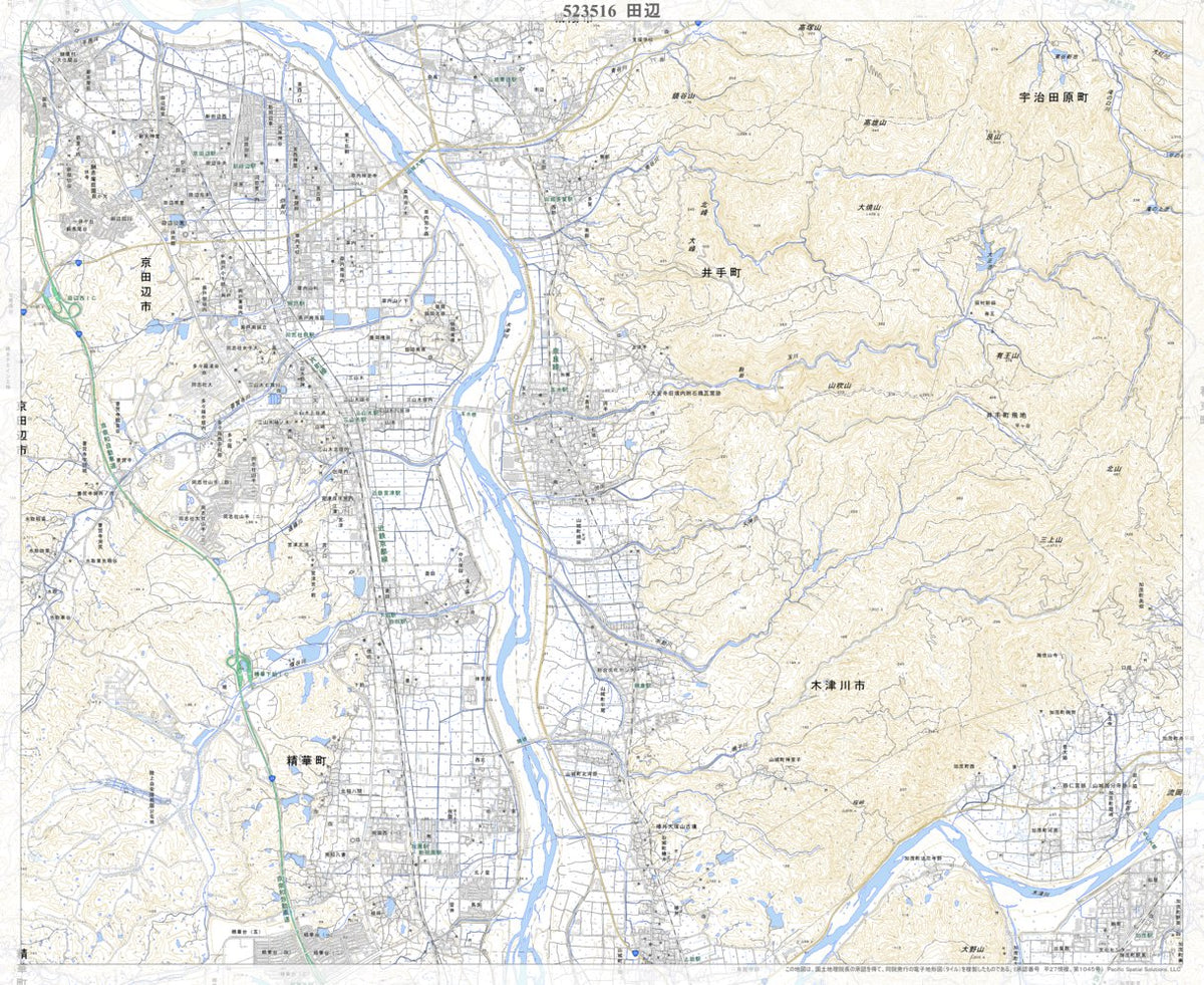 523516 田辺（たなべ Tanabe）, 地形図 Map by Pacific Spatial Solutions, Inc ...