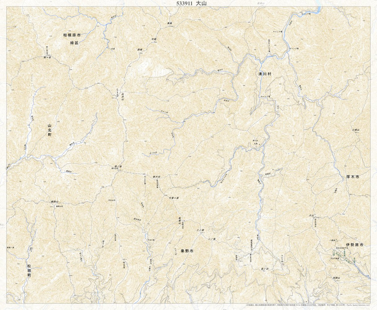 533911 大山（おおやま Oyama）, 地形図 Map by Pacific Spatial Solutions, Inc ...