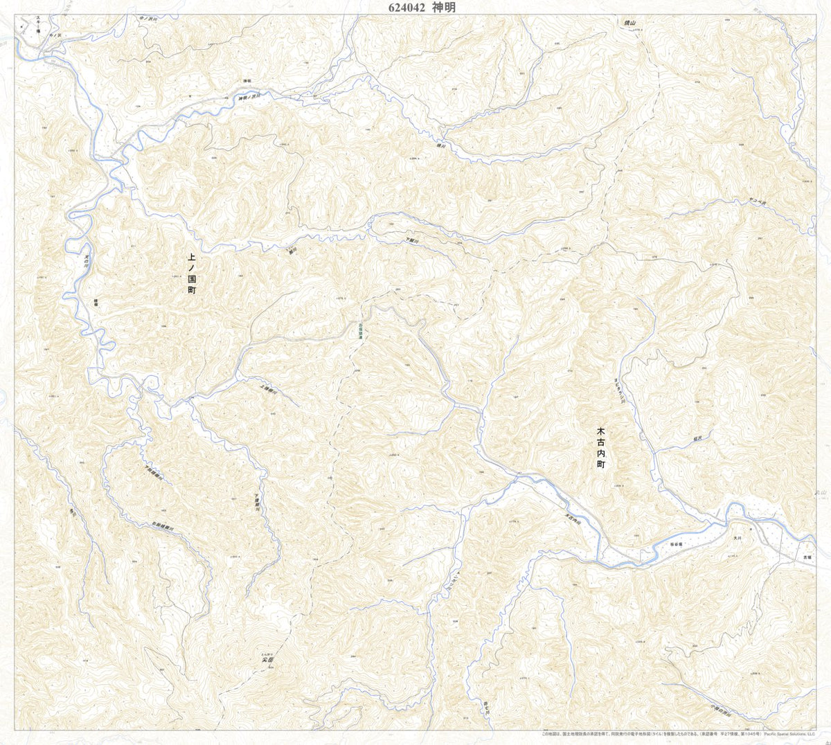624042 神明 （しんめい Shimmei）, 地形図 Map by Pacific Spatial Solutions, Inc ...