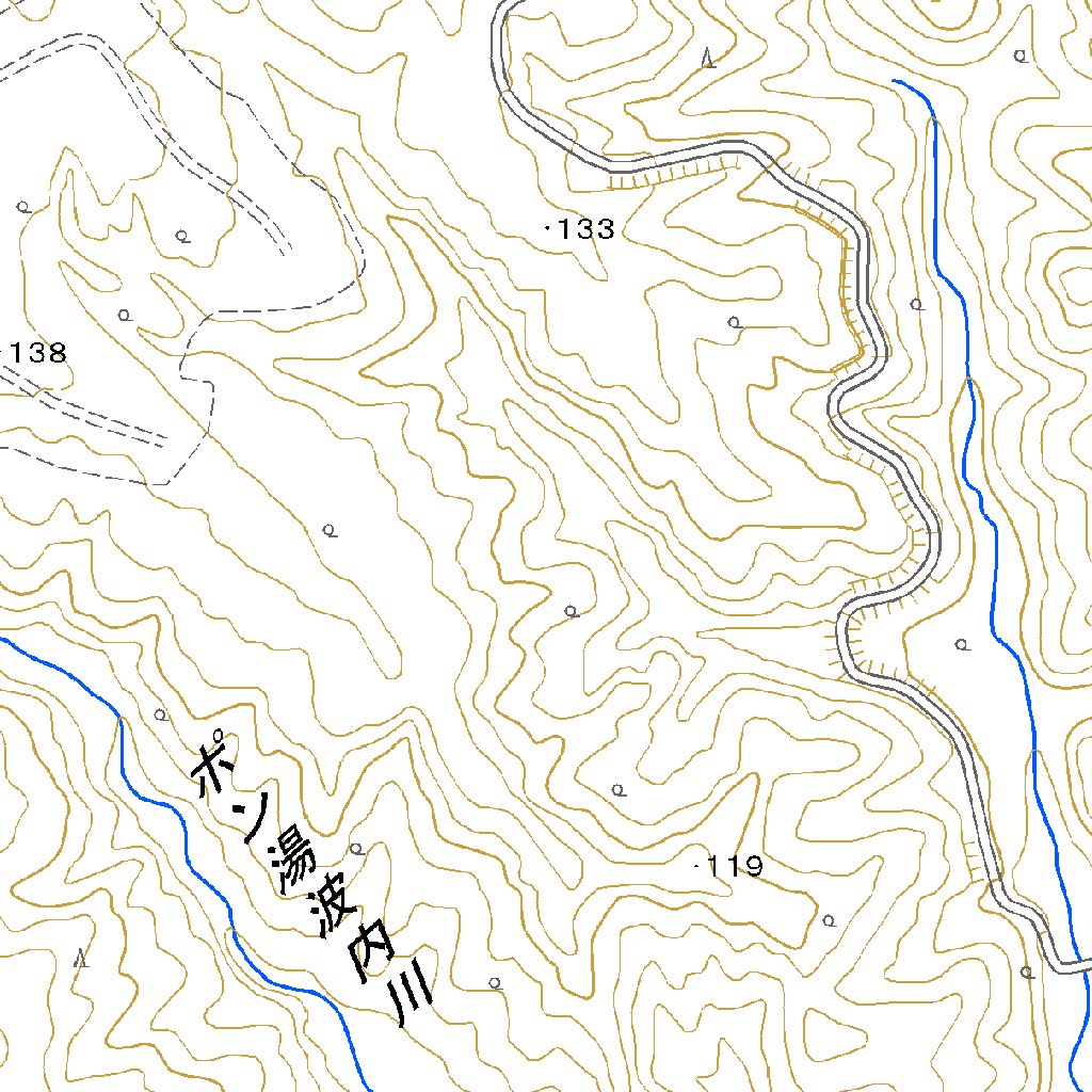 644451 阿寒 （あかん Akan）, 地形図 Map by Pacific Spatial Solutions, Inc ...