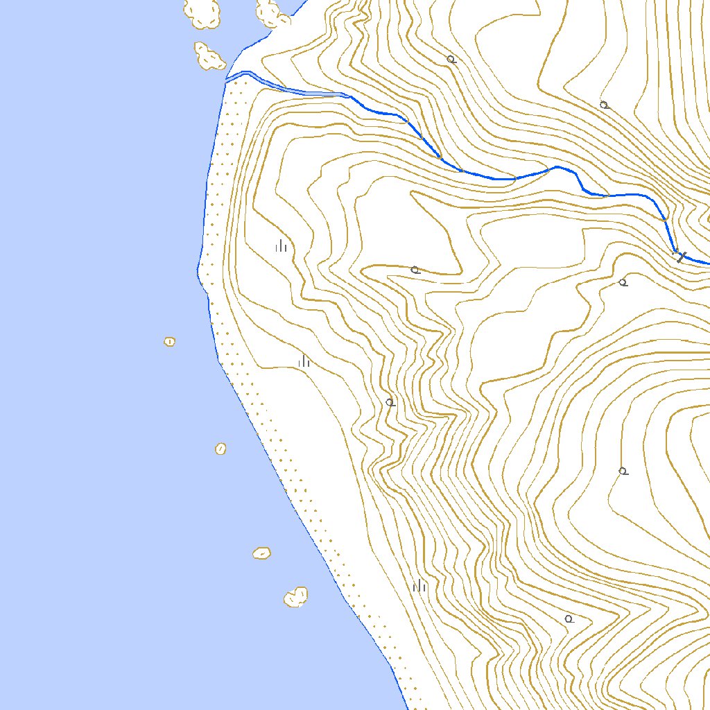 684706 紗那 （しゃな Syana）, 地形図 Map by Pacific Spatial Solutions, Inc ...