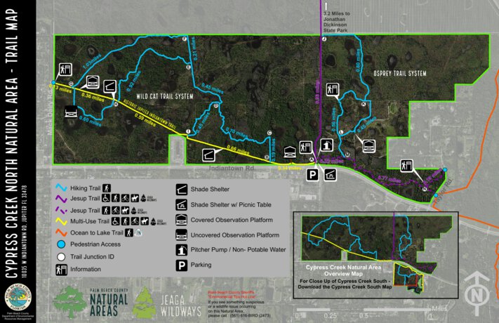 Cypress Creek Natural Area - Trail Guides Bundle Map by Palm Beach ...