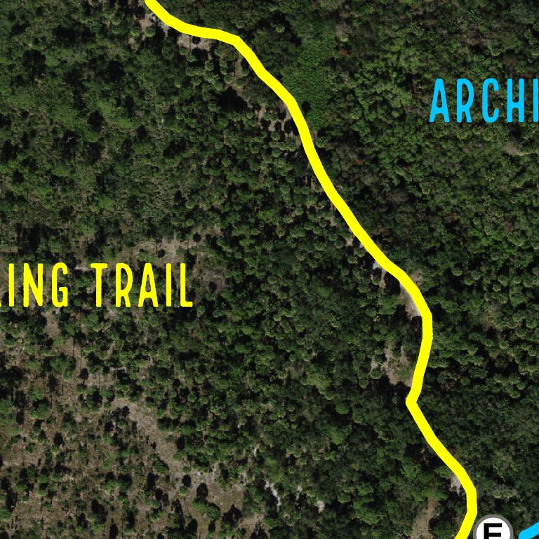 Frenchman's Forest Natural Area - Trail Guide Map by Palm Beach County ...