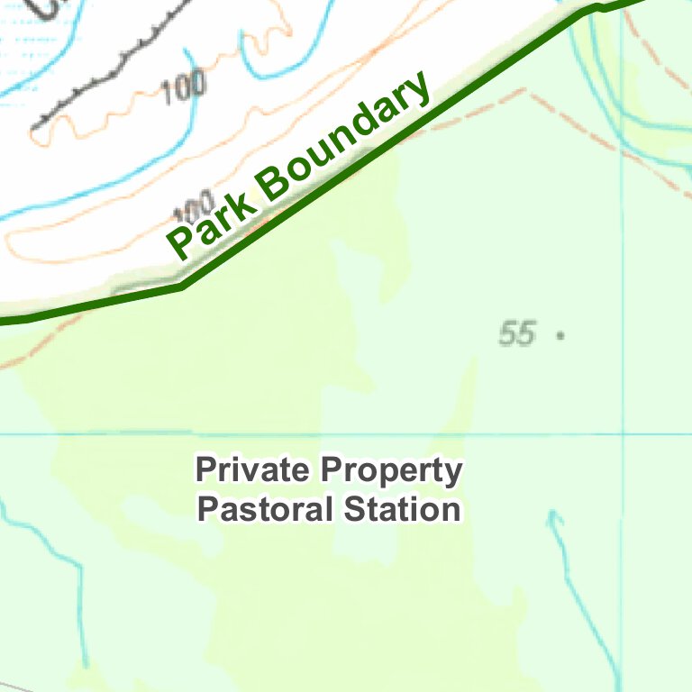 Keep River National Park Map by Parks and Wildlife Commission of the ...