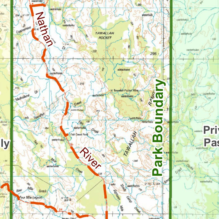 Limmen National Park Map by Parks and Wildlife Commission of the ...