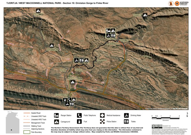 Tjoritja / West MacDonnell National Park – Larapinta Trail – Section 10 ...