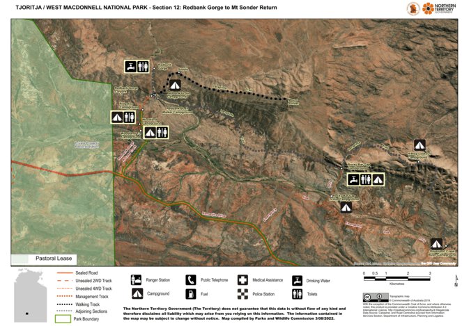 Tjoritja / West MacDonnell National Park – Larapinta Trail – Section 12 ...