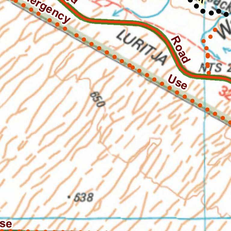 Watarrka National Park Map by Parks and Wildlife Commission of the ...