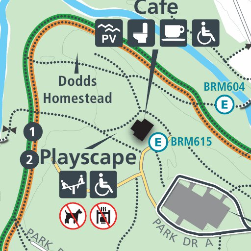 Brimbank Park Visitor Guide Map by Parks Victoria | Avenza Maps
