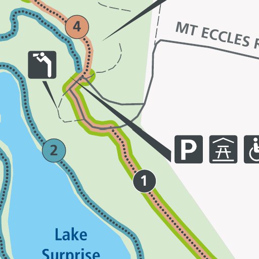 Budj Bim National Park Visitor Guide - Lake Surprise Inset Map by Parks ...