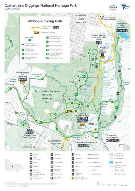 Castlemaine Diggings National Heritage Park (Northern Walks) Visitor ...