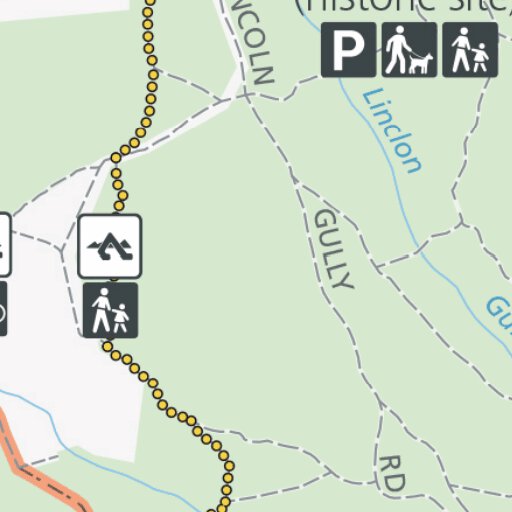 Creswick Regional Park Visitor Guide Map by Parks Victoria | Avenza Maps
