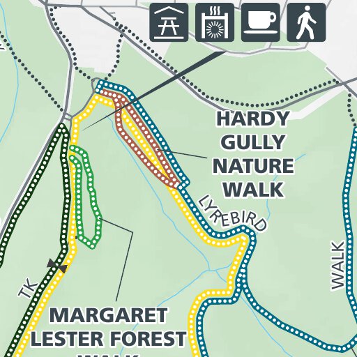 Dandenong Ranges National Park - Sherbrooke Visitor Guide Map by Parks ...