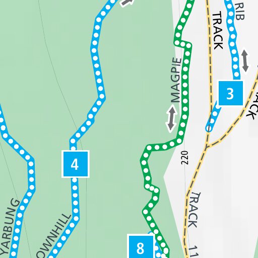 Dandenong Ranges National Park – Mountain Bike Trails Map by Parks ...