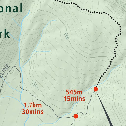 Grampians National Park-Mount Difficult Range Map by Parks Victoria ...